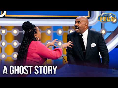 Name Something You Would Do If You Saw a GHOST?! | Family Feud