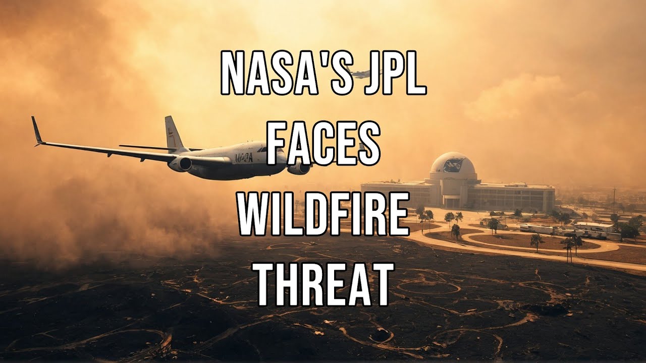 NASA's JPL Faces Wildfire Threat - YouTube