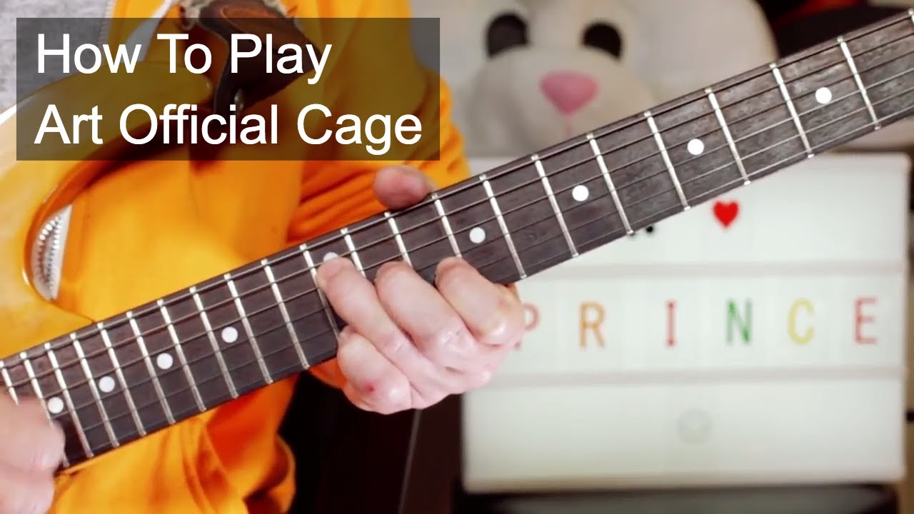 'Art Official Cage' Prince Guitar Lesson - YouTube