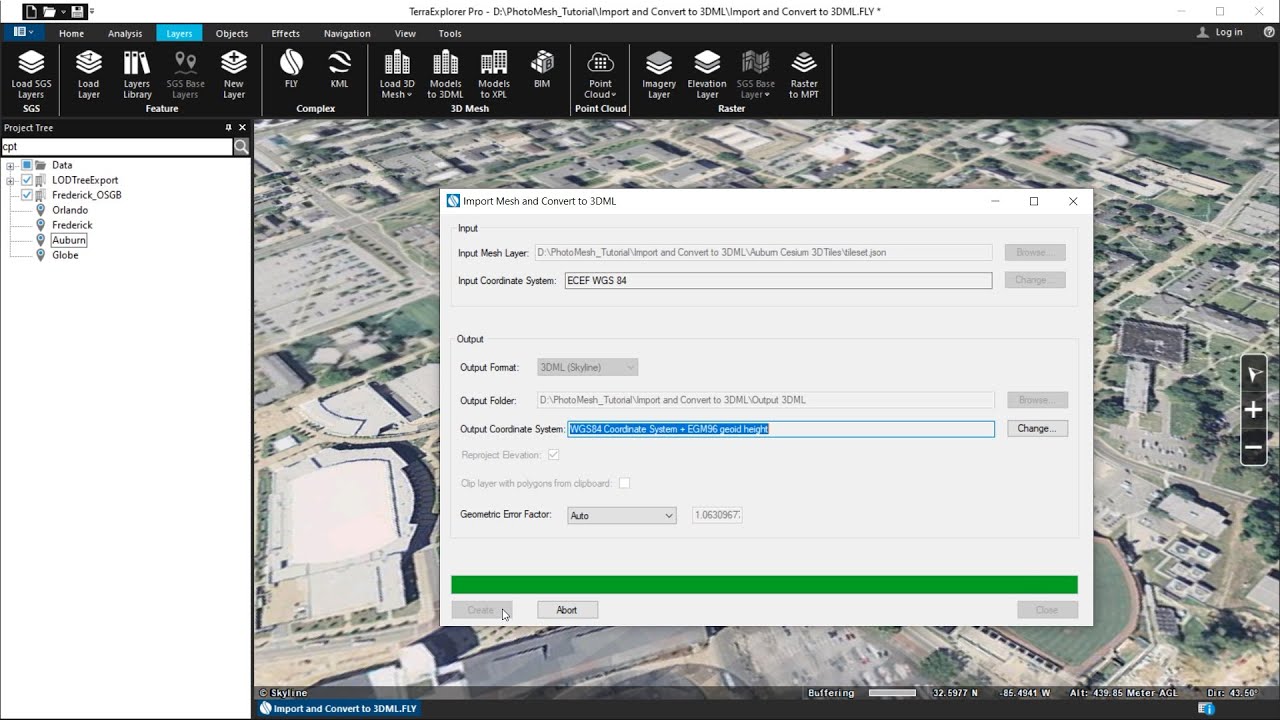 TerraExplorer: Import 3D Mesh Formats to TerraExplorer - YouTube