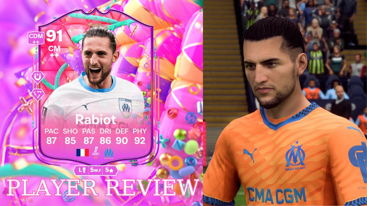 40K!💸 91 FUT BIRTHDAY Rabiot PLAYER REVIEW - EA FC 25 - YouTube