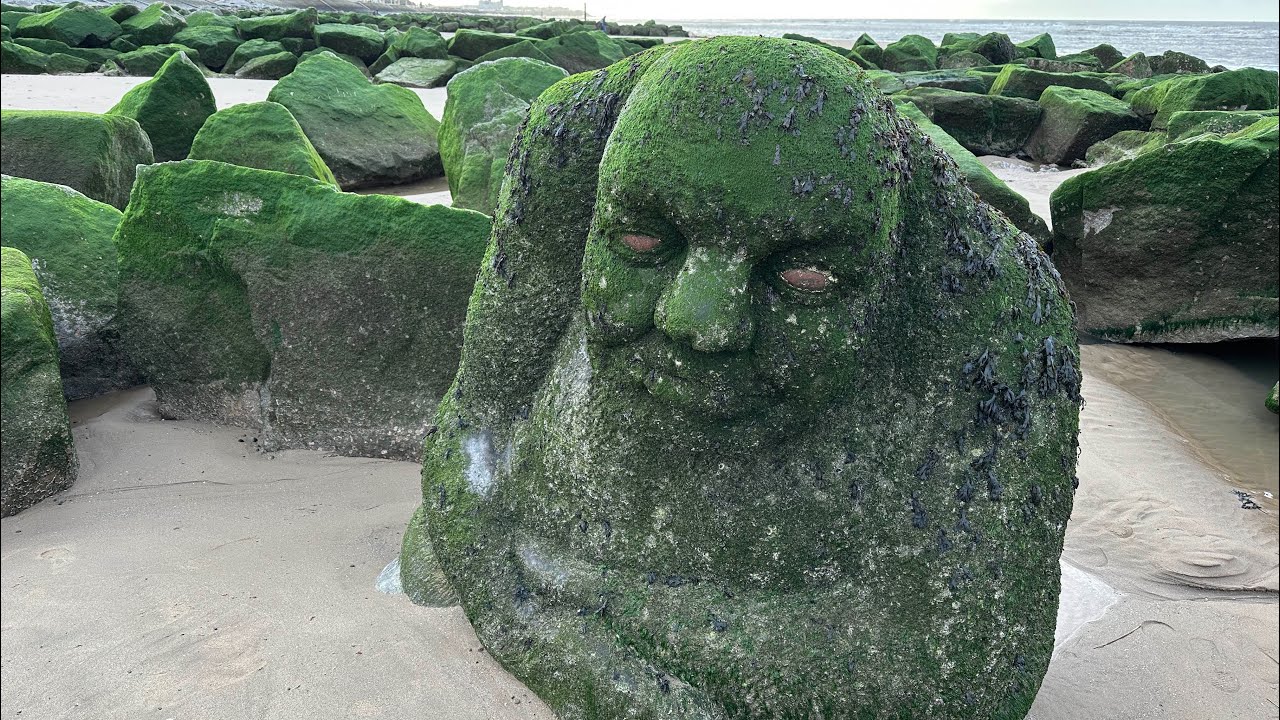 Have you met the Ogre 🤢 on Cleveleys Beach? - YouTube