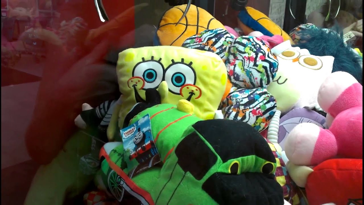 Claw Machine Crane Games #167 - Spongebob Squarepants Battle! - YouTube