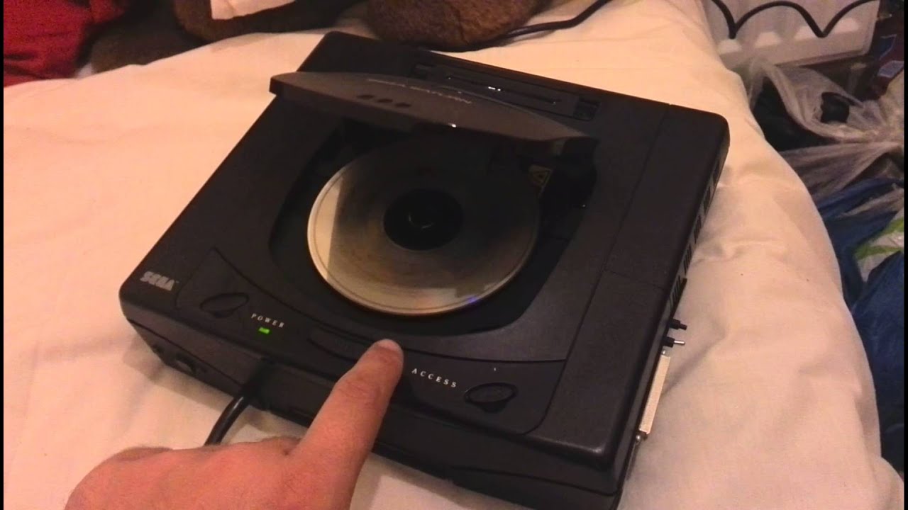 Sega Saturn Development Hardware CD drive test. - YouTube