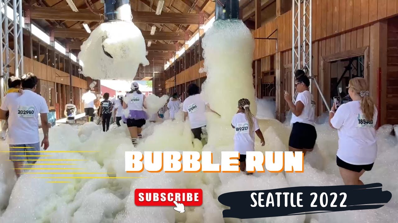 Wrapped in bubbles | 2022 bubble run | 5km fun run - YouTube