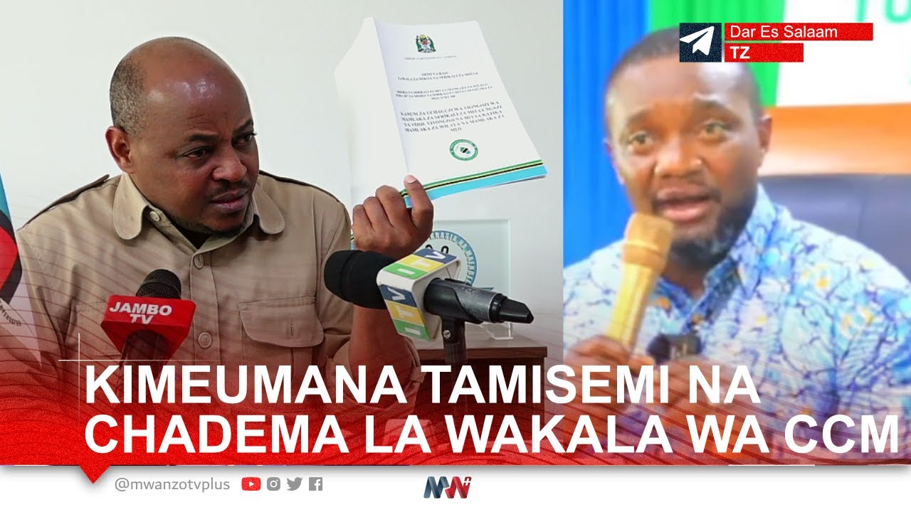 KIMEUMANA TAMISEMI NA CHADEMA SAKATALA LA WANAFUNZI KUANDIKISHWA KUPIGA ...