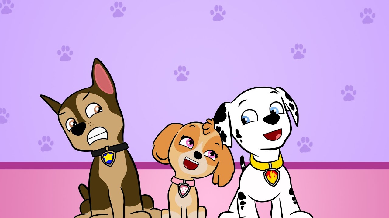 Undo Paw Patrol Marshall x Skye Good Bye CHASE! Sad Song - YouTube