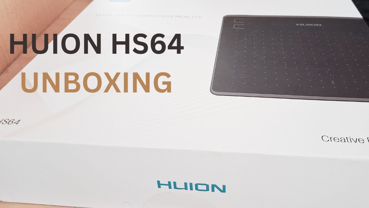 HUION HS64 Unboxing [Graphic Pad] - YouTube