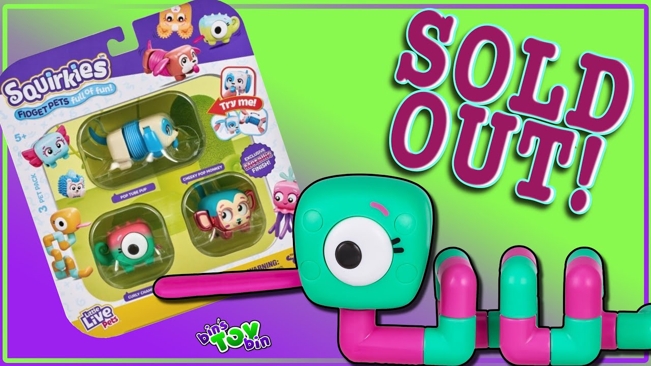 These Squirkies Fidget Pets Are SOLD OUT Everywhere!!! - YouTube