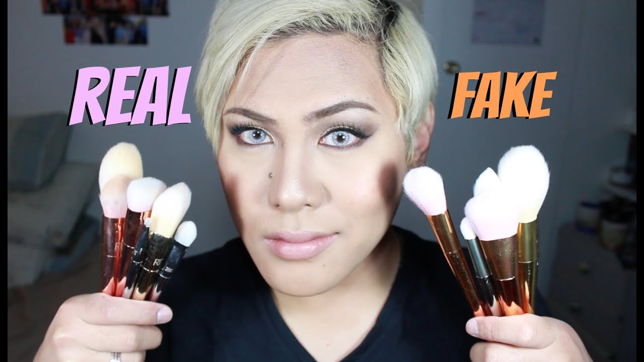 Real Techniques Bold Metals Collection Real VS FAKE | COMPARISON - YouTube