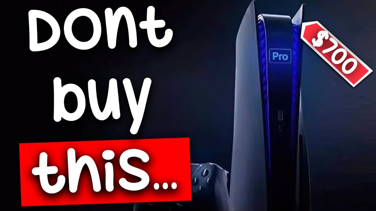 The PS5 Pro Is Unironically A Scam... - YouTube