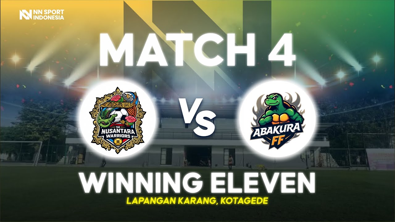 MATCH 4 WINNING ELEVEN - NUSANTARA vs ABAKURA A (ORIGINAL RECORD) - YouTube