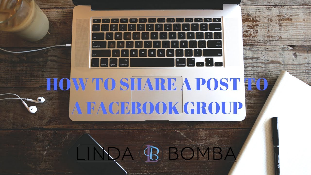 How To Share A Post To A Facebook Group - YouTube