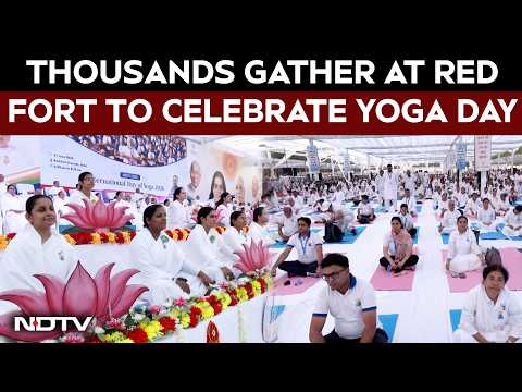 Yoga Day | Delhi's Red Fort Witnesses Enthusiastic Yoga Day Celebrations
