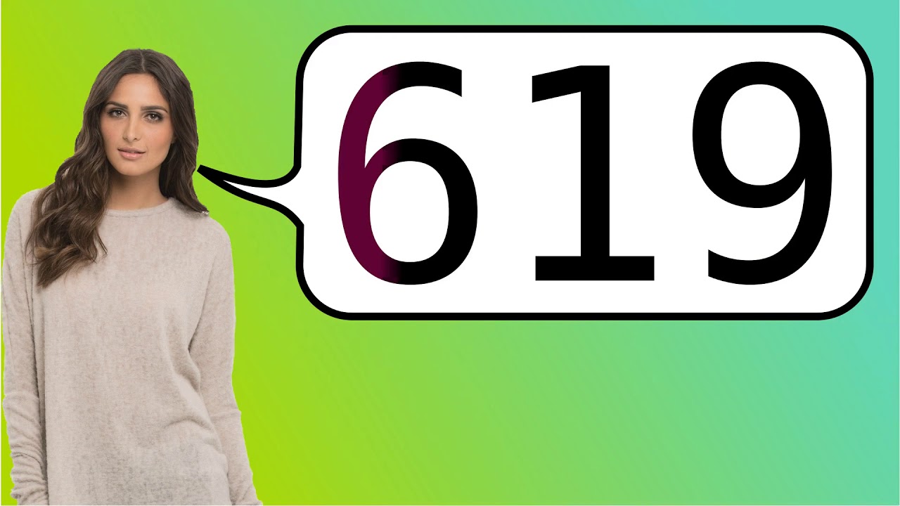 How to say '619' in French? - YouTube