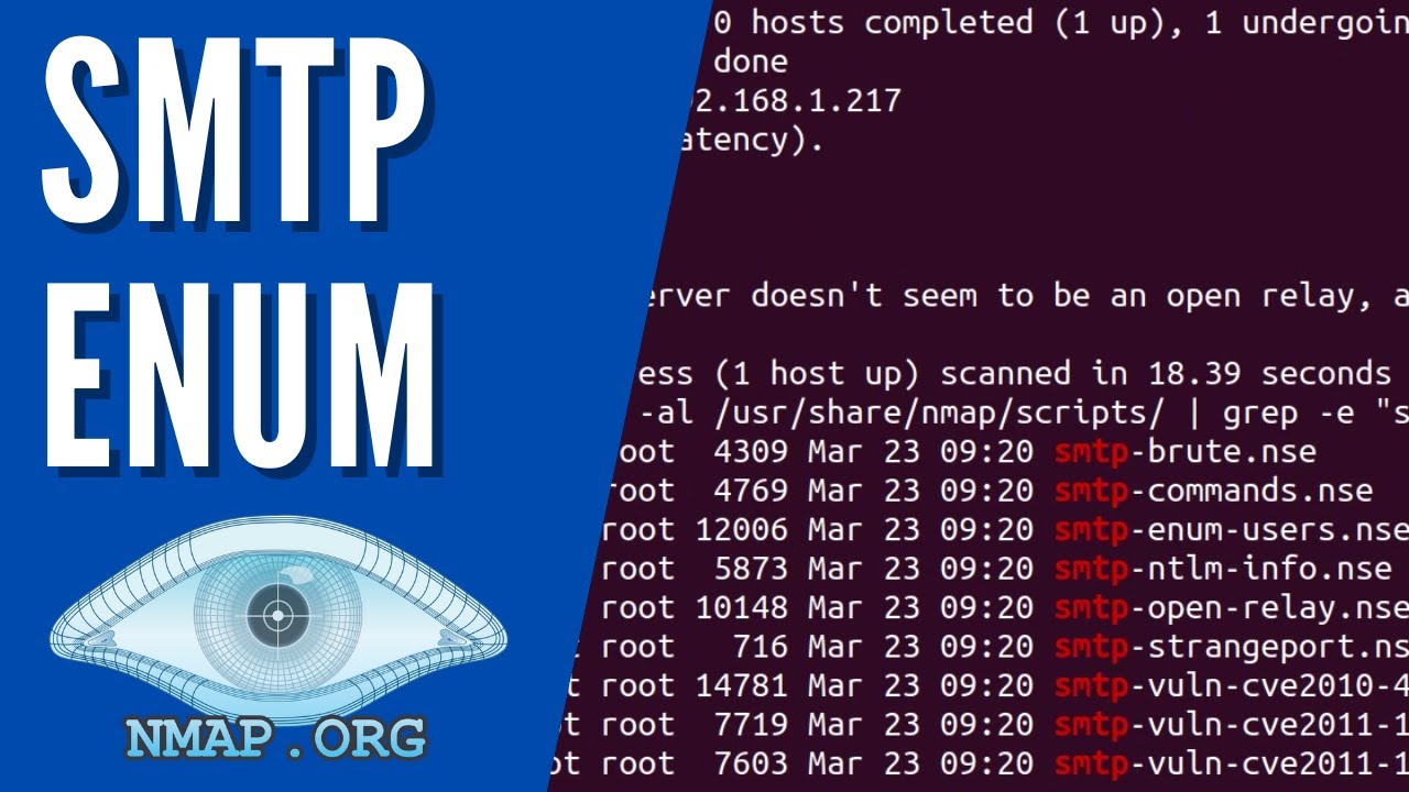 Nmap SMTP Enumeration YouTube nmap-smtp-enumeration-youtube