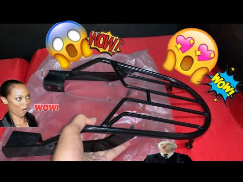top box bracket for honda xrm 125 fi - YouTube