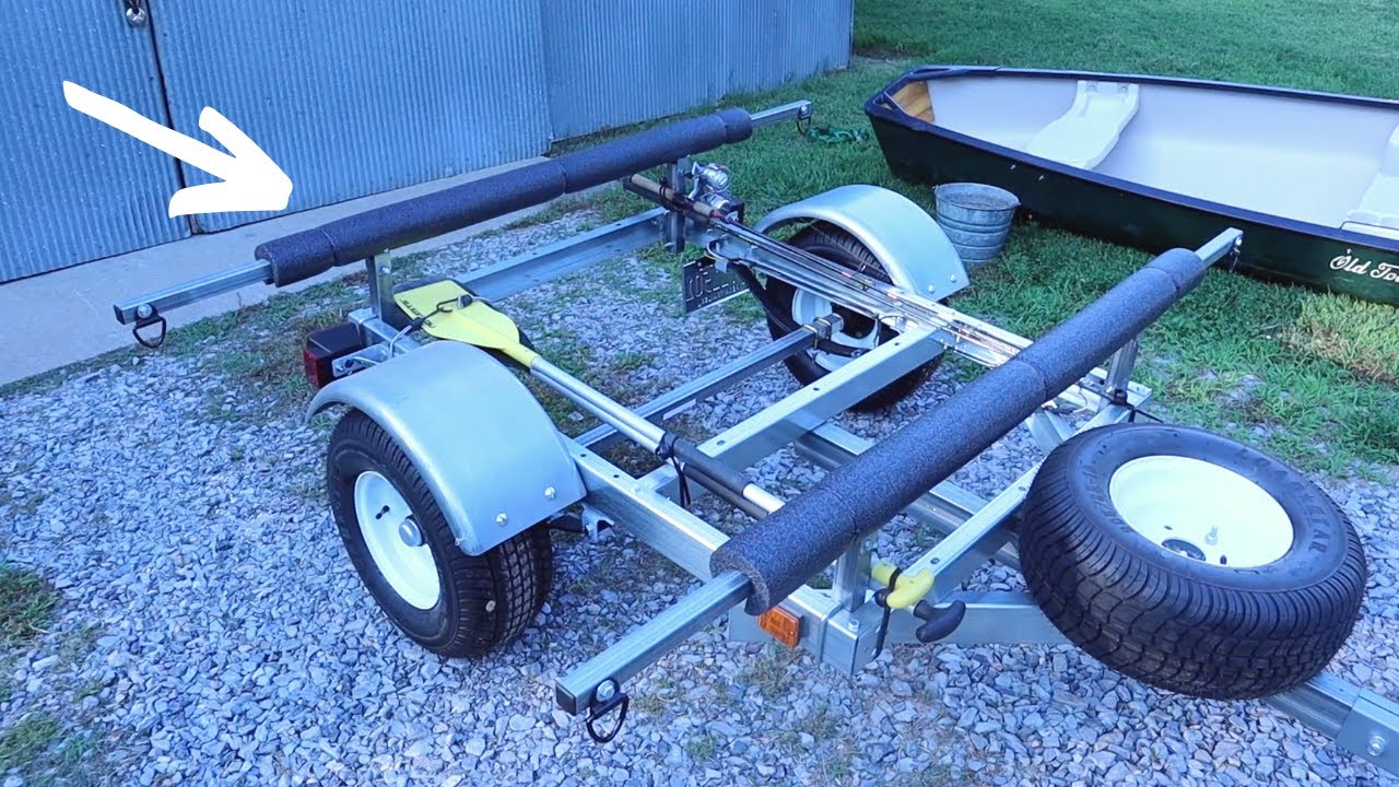 Malone LowMax Kayak Trailer Mod | Adding Padding - YouTube