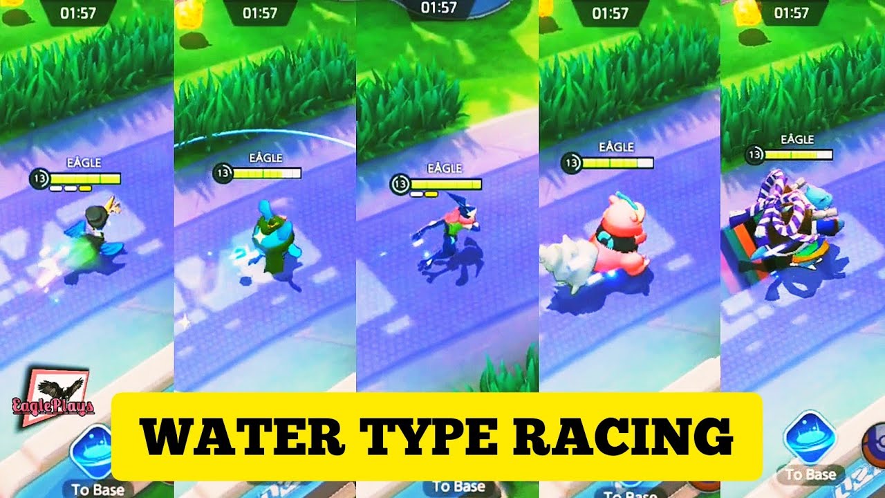 Water Type Pokemon Racing 🌊🌊 Who will win ? 😄 - YouTube