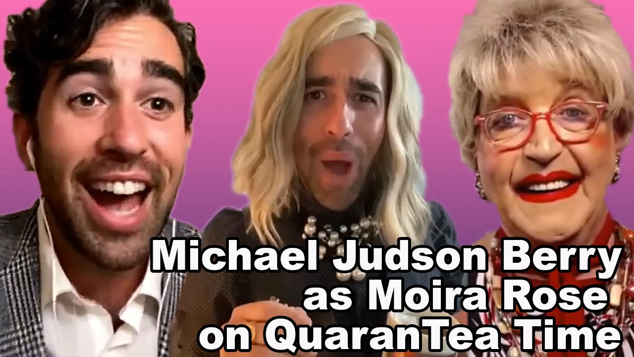 Michael Judson Berry Schitts Creek Moira Rose and QuaranTea Time on ...