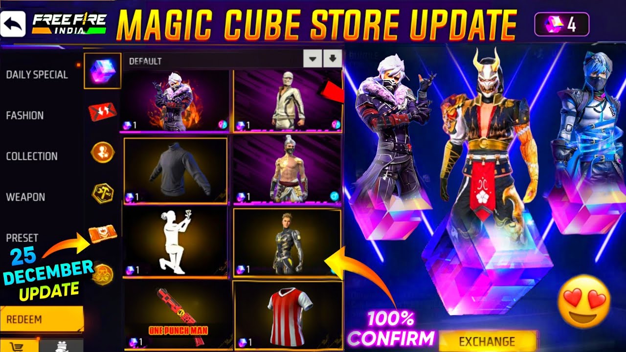 Next Magic Cube Bundles | New Year Magic Cube Store Update | FF New ...