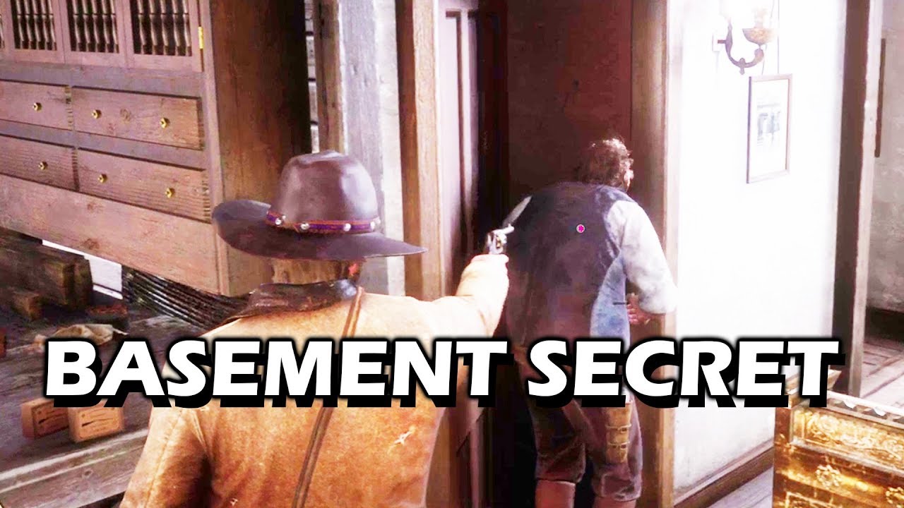 Red Dead Redemption 2 - Gunsmith Basement Secret - YouTube