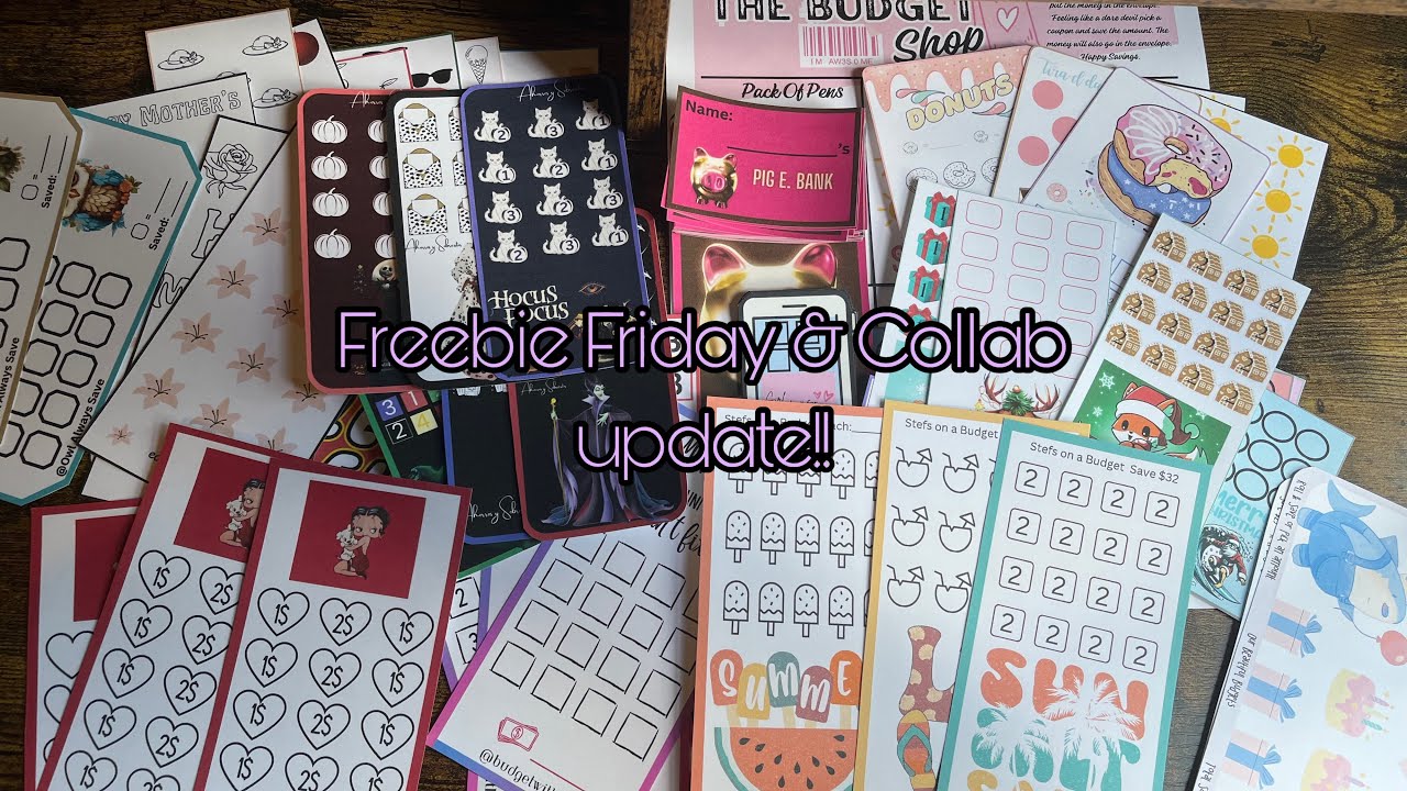 Freebie Friday!! Easterween collab |low income| |savings challenges ...