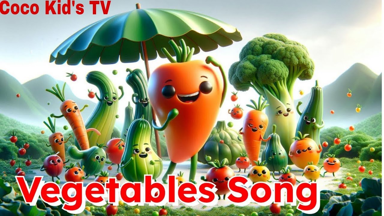 "Colorful Vegetable Dance Song! 🥕🫛 Learn & Enjoy!" 🎵#VeggieDance # ...