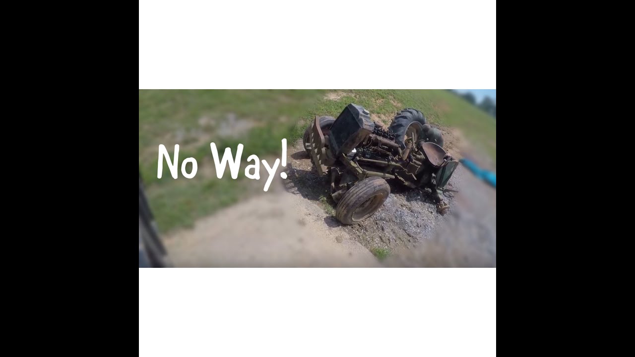 Scrapping An Oliver Tractor - YouTube
