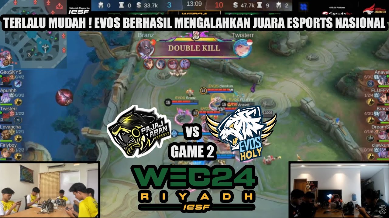 EVOS BERHASIL MENGALAHKAN JUARA LIGA ESPORTS NASIONAL DI IESF MLBB 2-0 ...