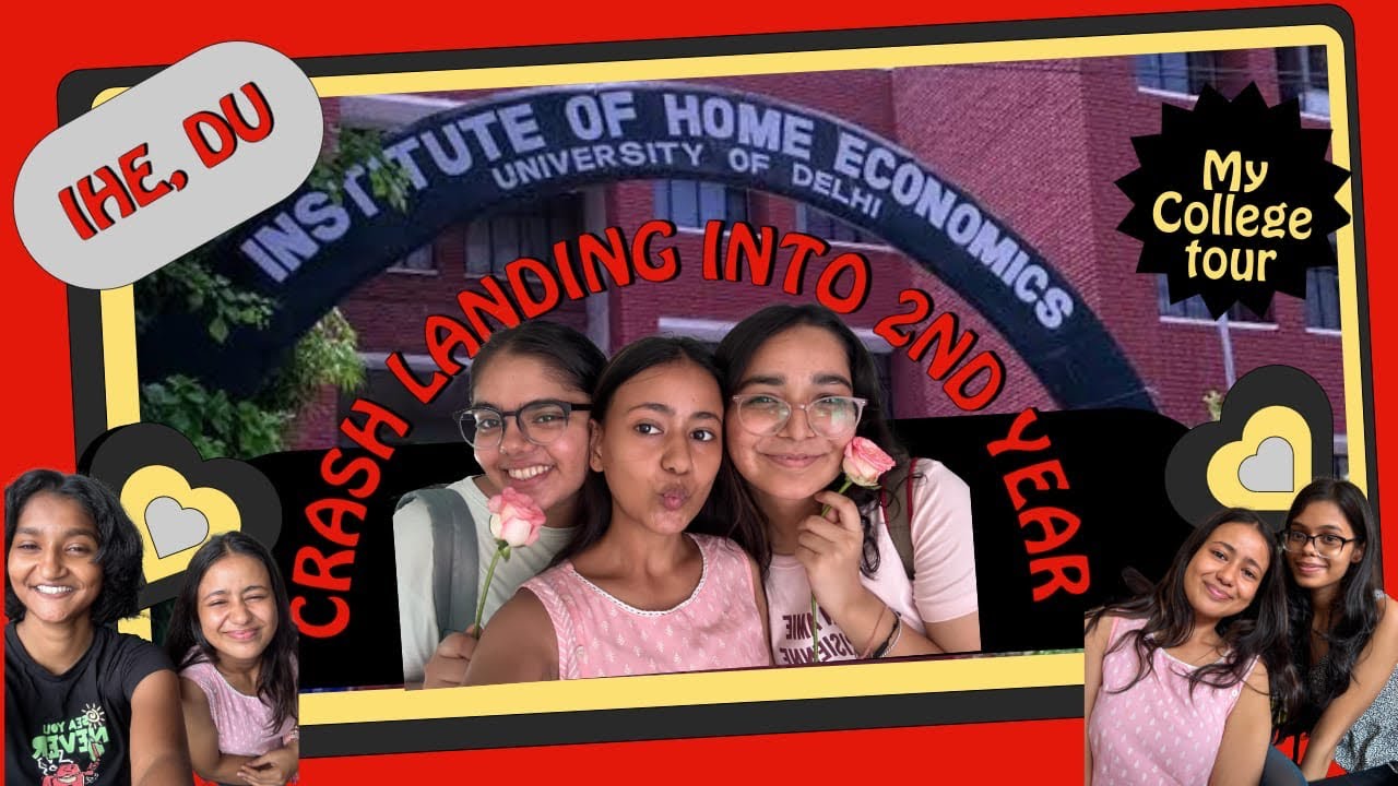 Institute of Home Economics(Delhi University)|| Crash landing into 2nd ...