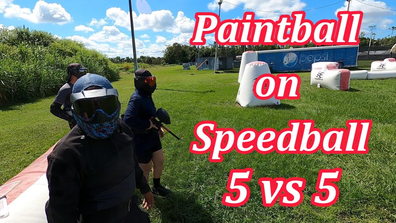 Paintball on Speedball (5vs5) - YouTube