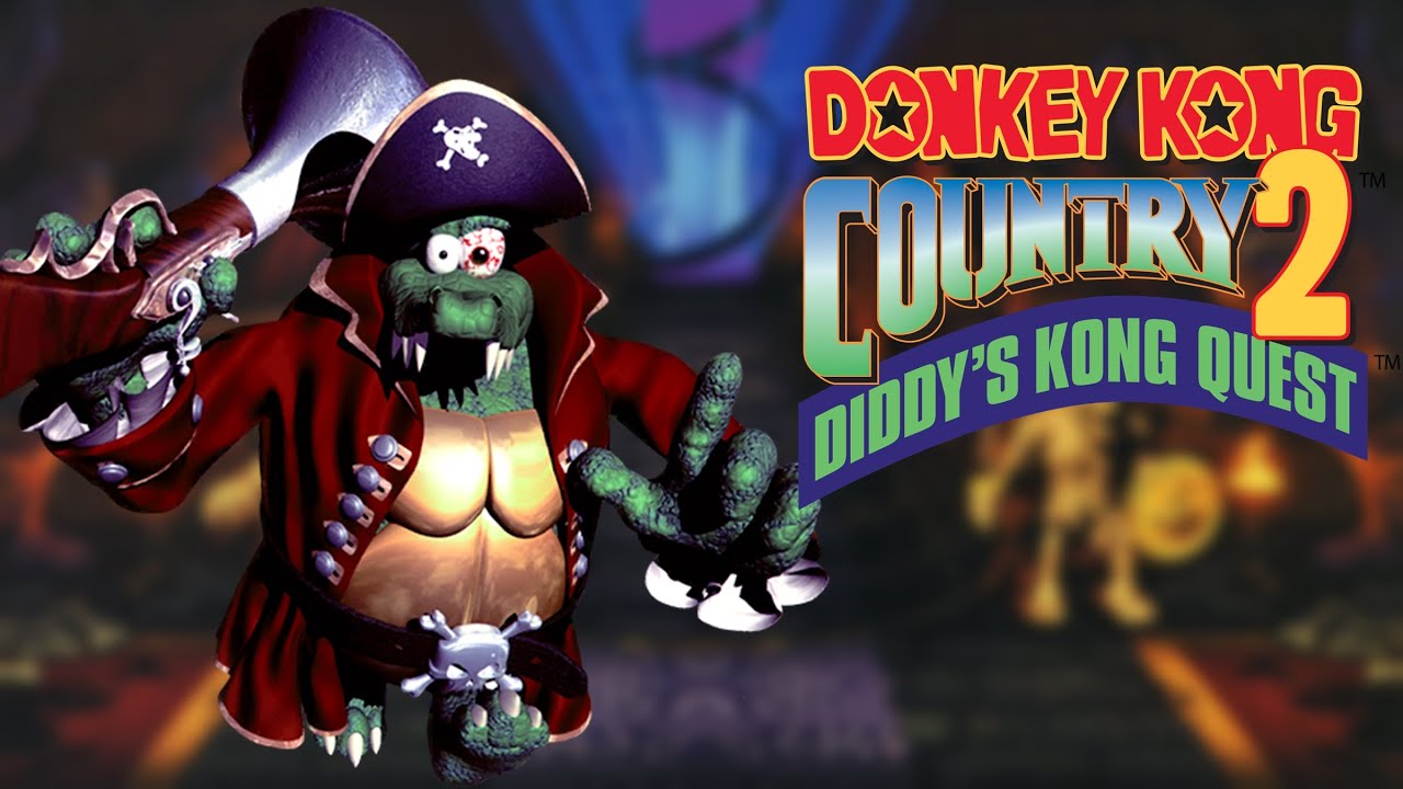 Donkey Kong Country 2 - Kaptain K. Rool Battles + Ending - YouTube