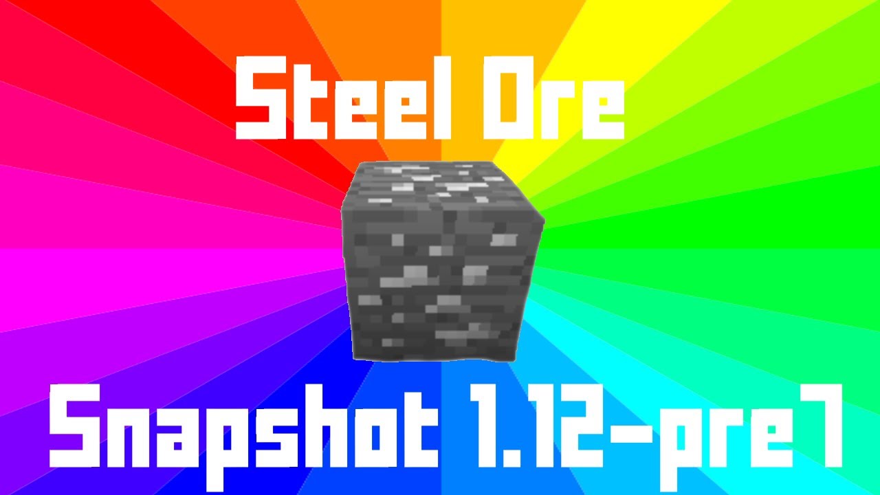 STEEL ORE IN MINECRAFT?????? - YouTube