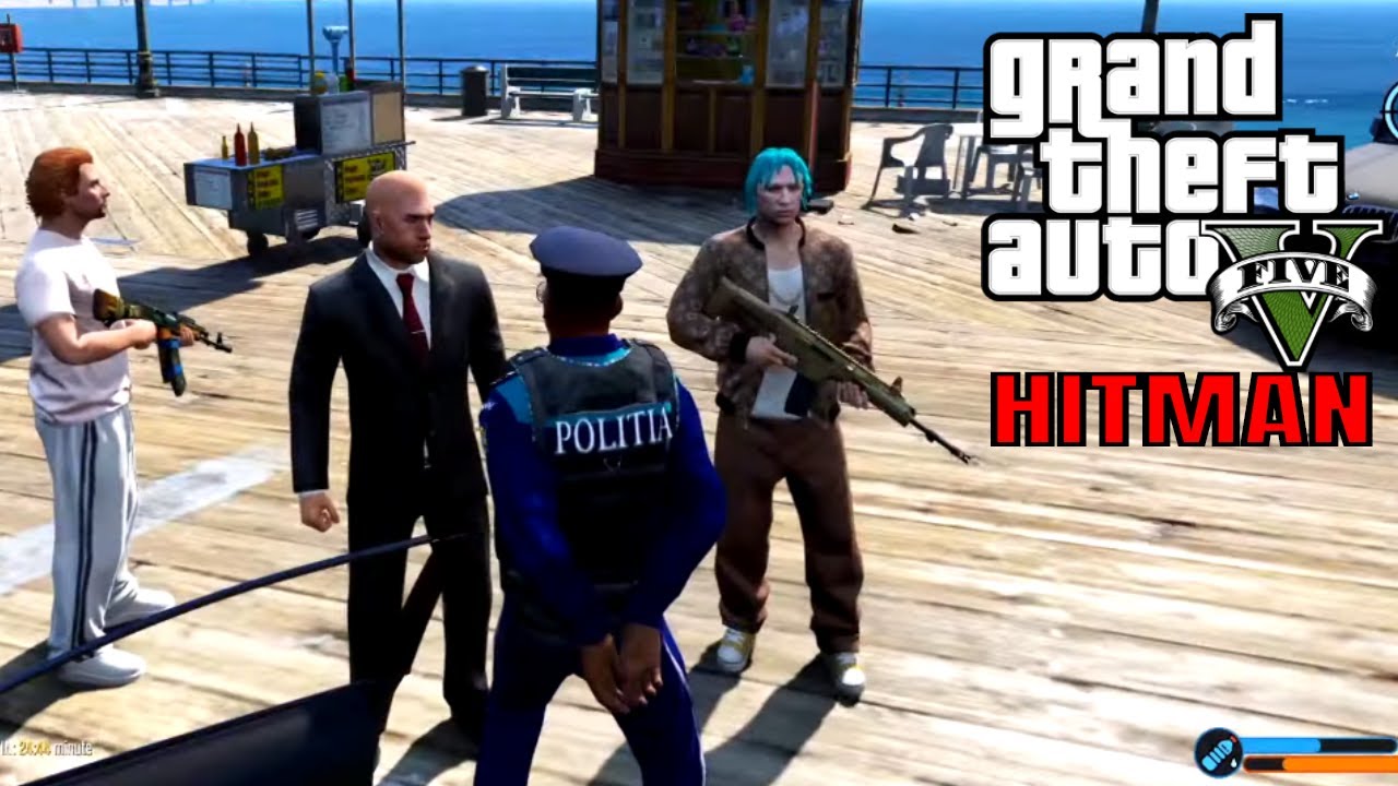 HITMAN RAPESTE UN POLITIST! • GTA 5 FIVEM - YouTube