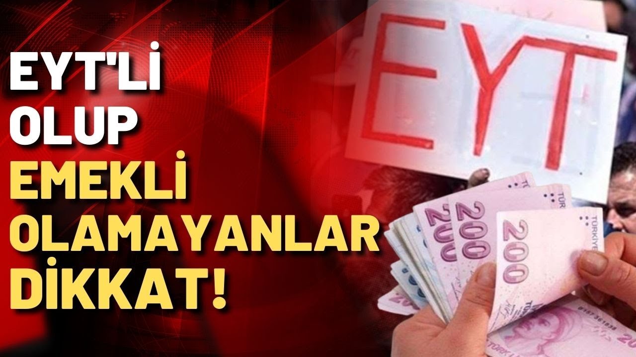 EYT yeniden gündemde! 16 milyon EYT'li için kritik viraj! - YouTube