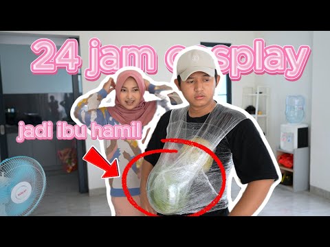 24 jam Fikri cosplay jadi ibu hamil