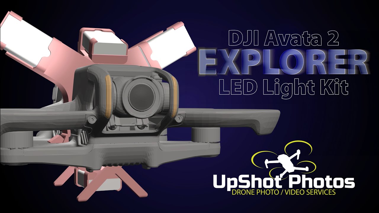 DJI Avata 2 LED Headlamp ‘Explorer Light Kit’ / Tactical Light Kit ...