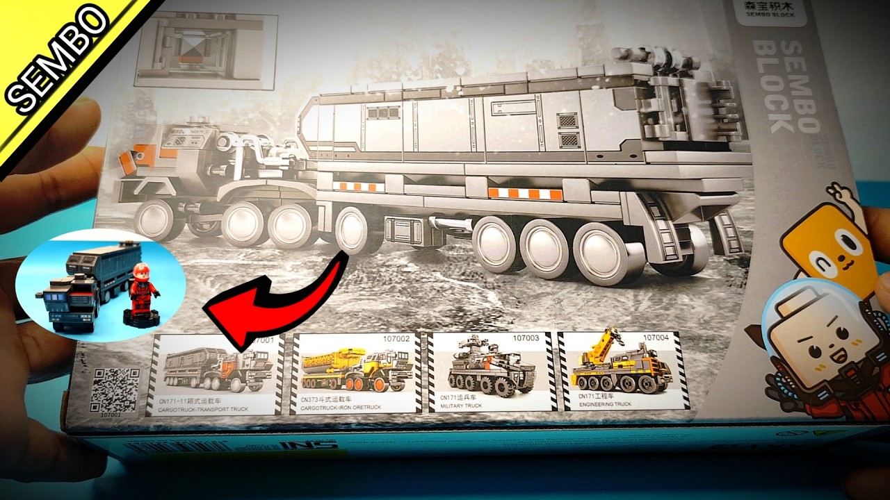 unboxing,review,tutorial, 🔴 SEMBO BLOCK || lego truck speed build - YouTube