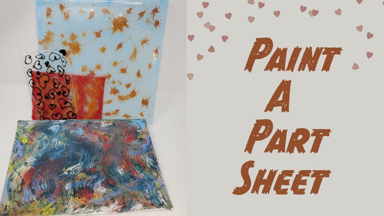 Glassline Fused Glass: Painting Part Sheets - YouTube