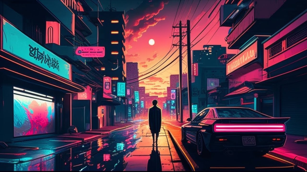 synthwave & vaporwave playlist • japanese cyberpunk tokyo city - YouTube