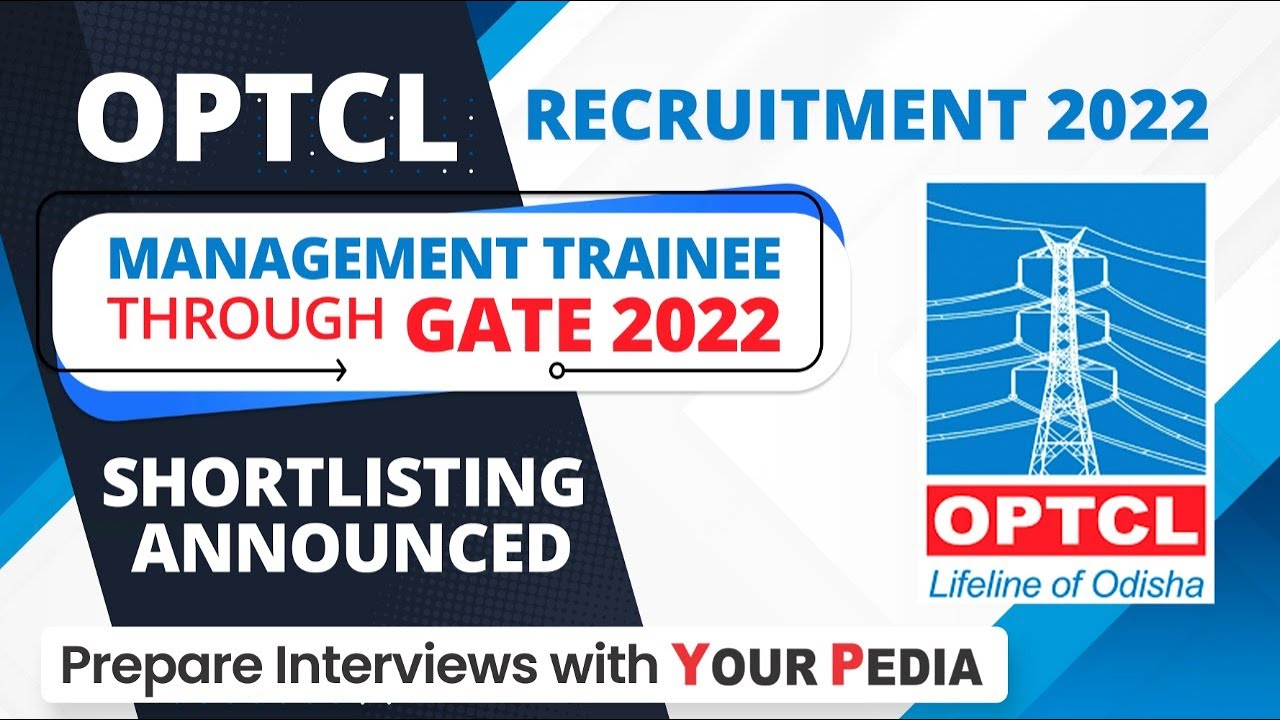 OPTCL shortlisting announced through GATE 2022 | Prepare OPTCL EE ...