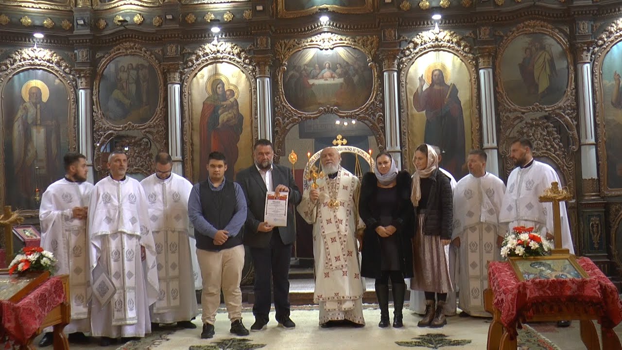 Vladika Nikanor, episkop banatski u poseti Novom Kneževcu - YouTube