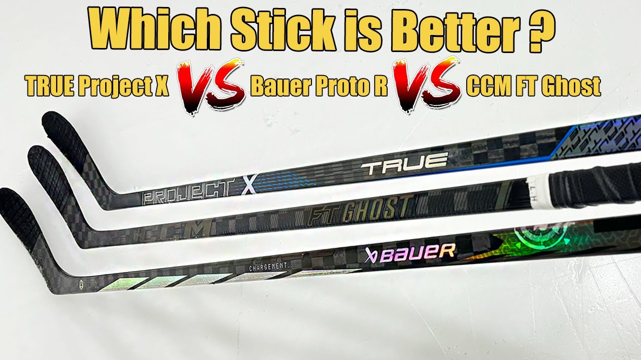 True Project X vs Bauer Proto R vs CCM FT Ghost Review - Which hockey ...