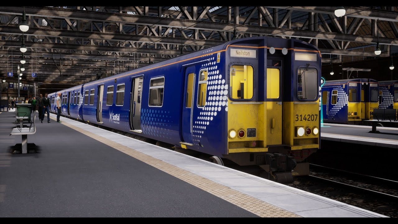 2N22 Glasgow Central - Neilston - Cathcart Circle Line - Class 314 ...