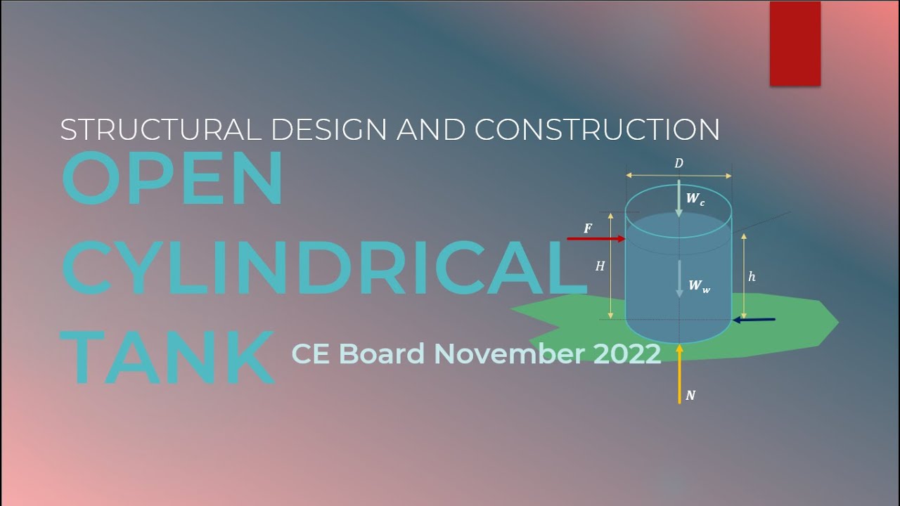 CE Board Nov 2022 (No.2) | Open Cylindrical Tank - YouTube