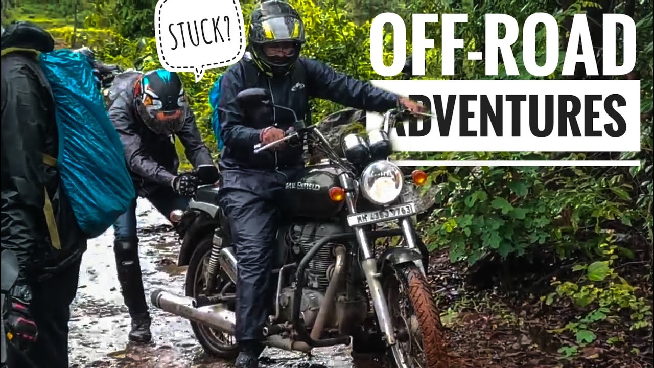 Went off-road with classic 350 and Thunderbird 350 | Monsoon off ...