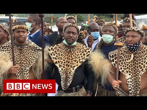 New Zulu king crowned in South Africa despite family feud - BBC News