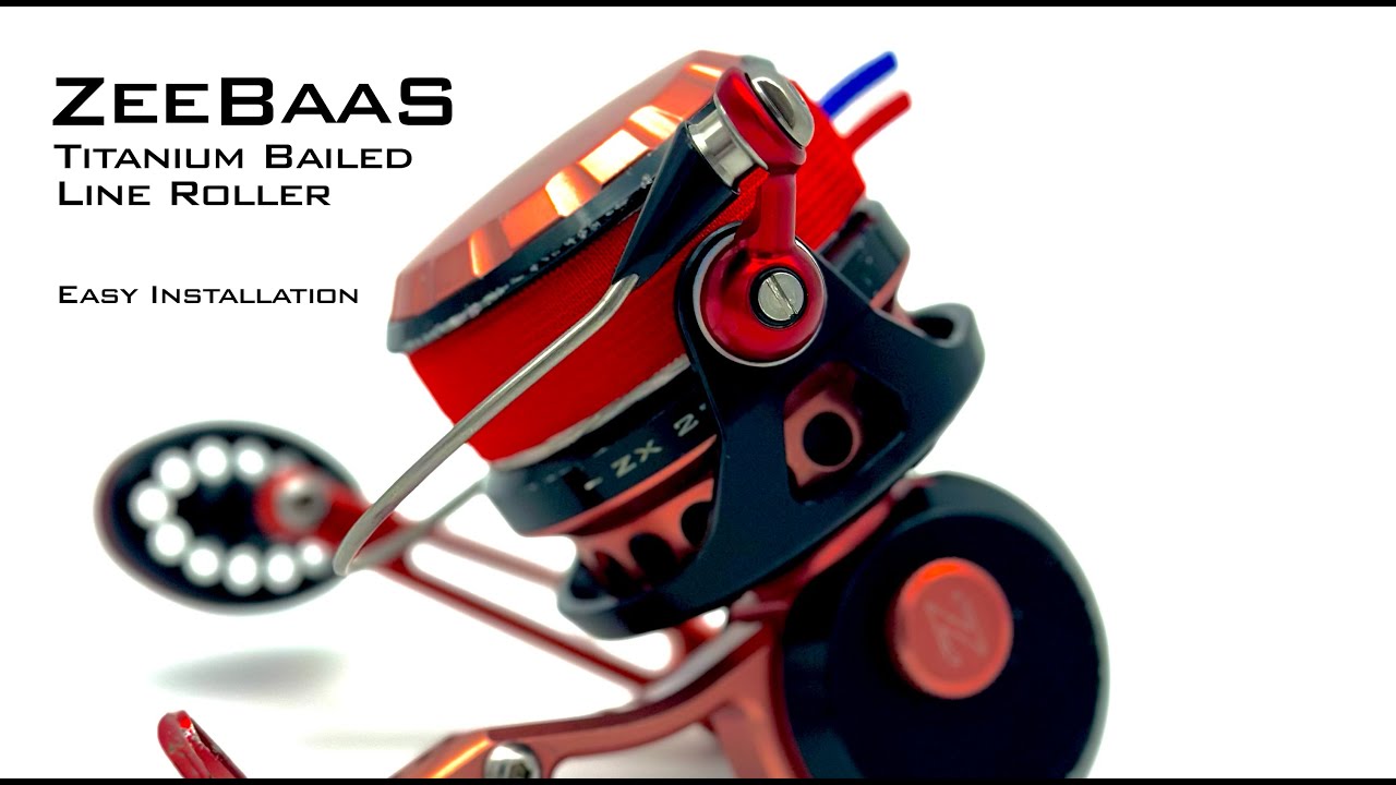 ZeeBaaS Titanium Bailed Line Roller Installation - YouTube