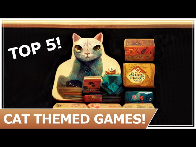 Cats Playing Board Games
